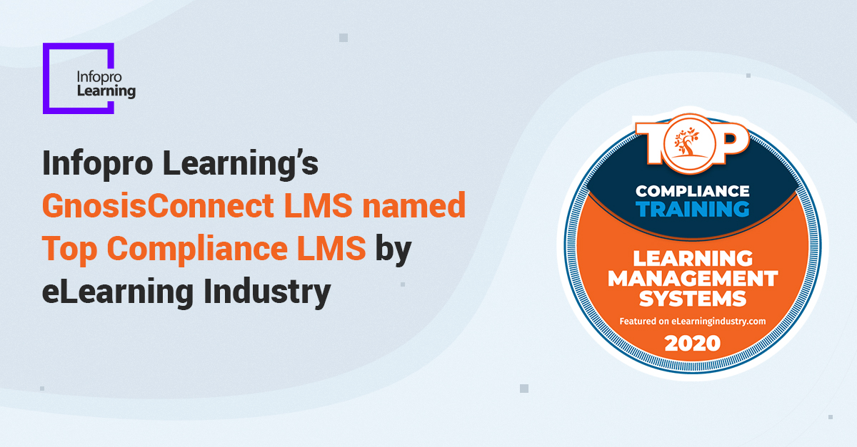 Infopro Learning's GnosisConnect LMS named Top Compliance LMS