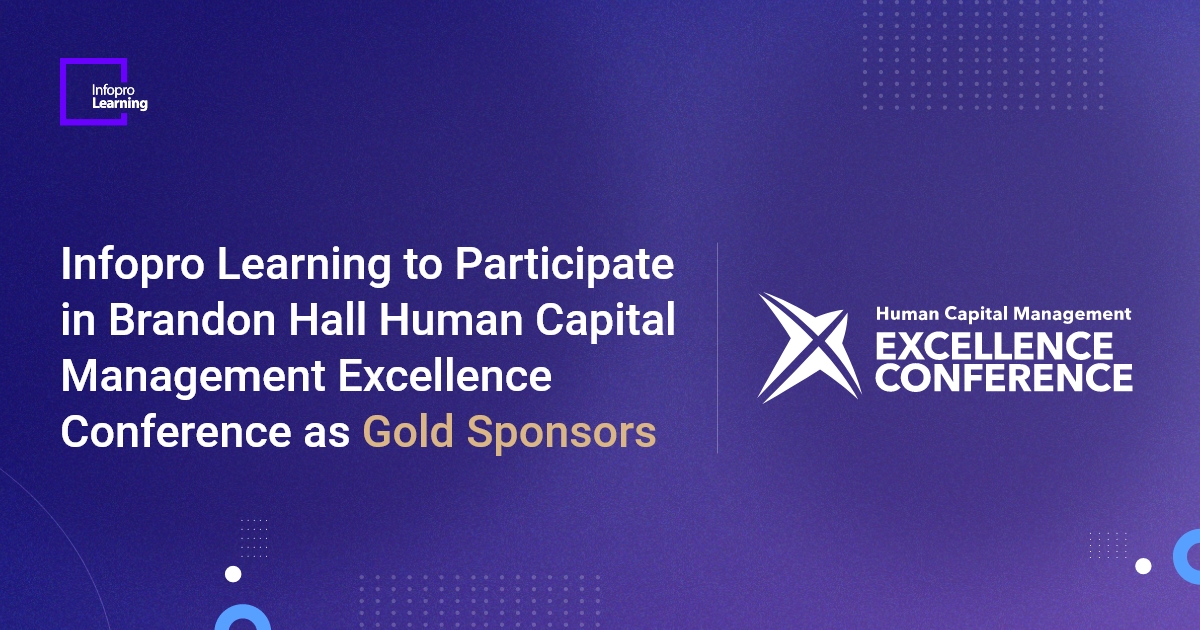 Infopro Learning To Participate In Brandon Hall Human Capital