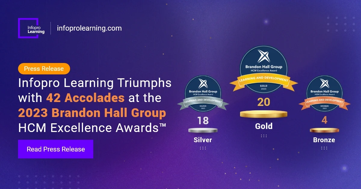 Infopro Learning Triumphs with 42 Accolades at the 2023 Brandon Hall ...
