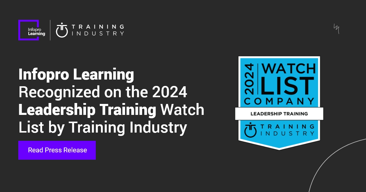 Infopro Learning Recognized on the 2024 Leadership Training Watch List ...