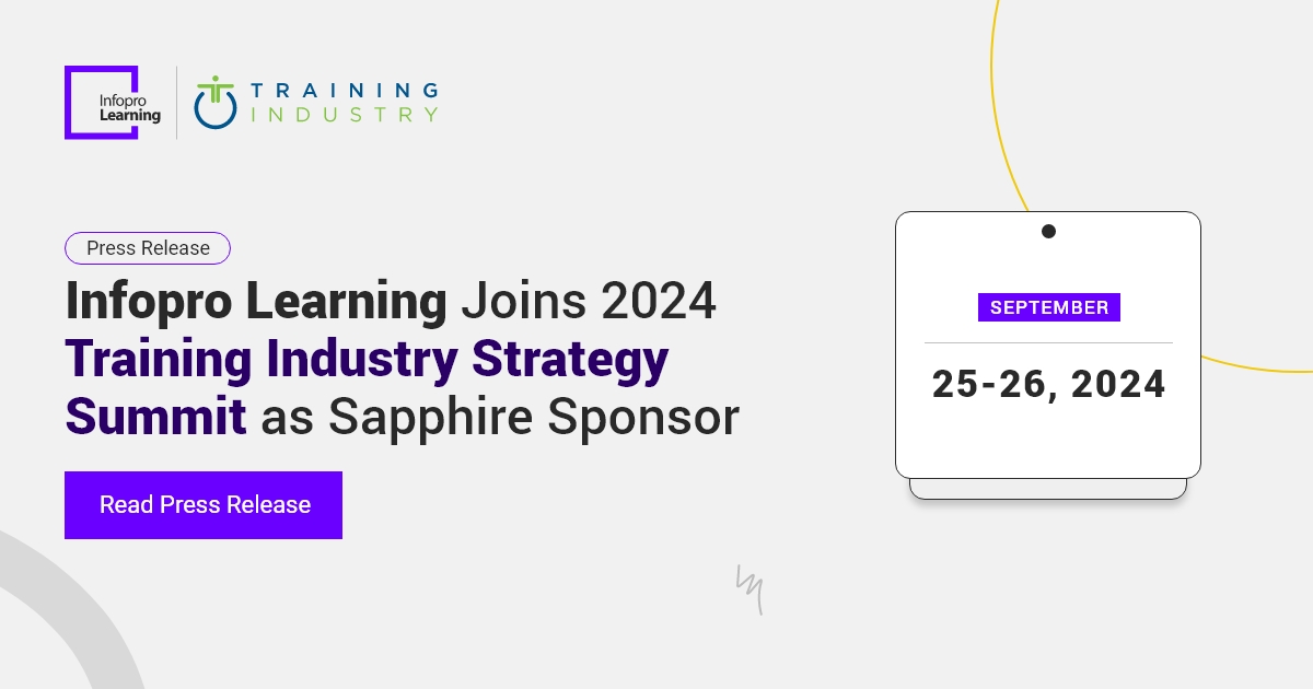 Infopro Learning Joins 2024 Training Industry Strategy Summit as Sapphire Sponsor - Infopro Learning